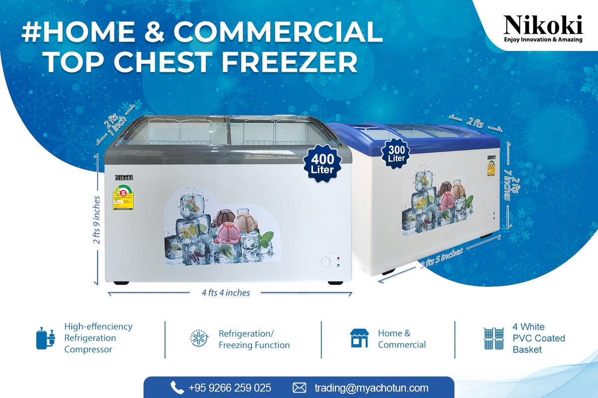 Nikoki Freezer NSCD 400S – Cinderella Myanmar